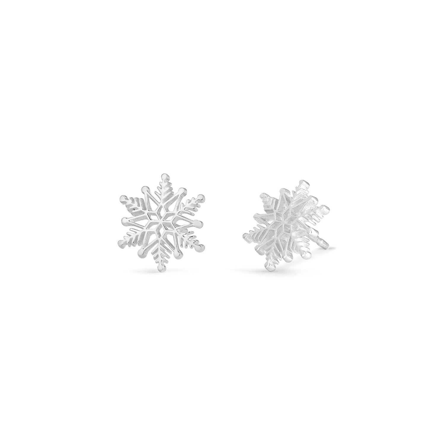 Snowflake Studs | Silver Earrings | Boma Jewelry